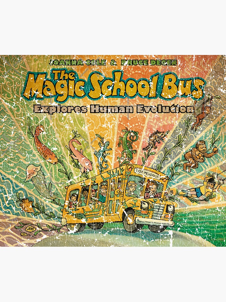 "Funny Gifts Magic Cartoons School Bus Kids Idol Gift Fot You" Sticker ...