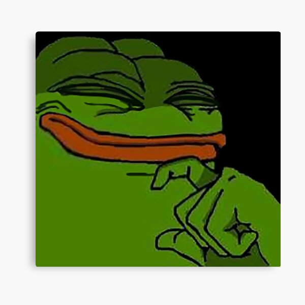 Pepe The Frog Canvas Prints | Redbubble