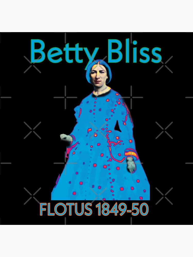 "(FLOTUS series:) Betty Bliss" Sticker for Sale by CMooreWorx | Redbubble