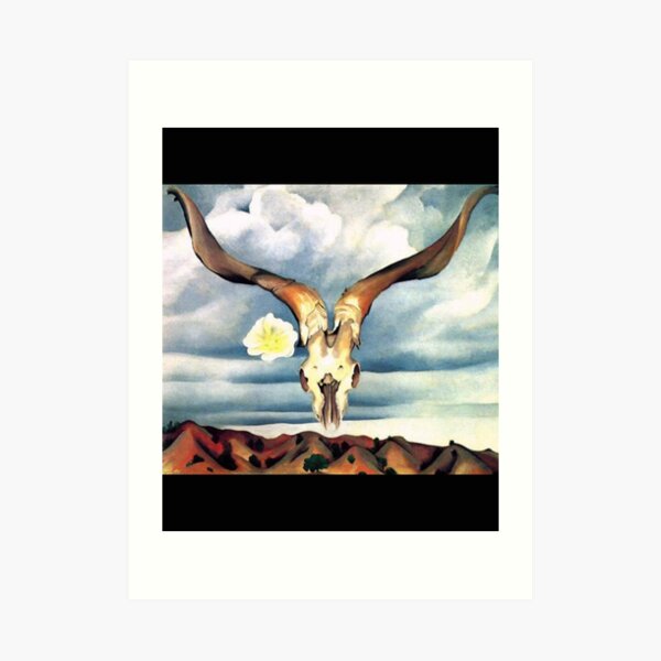 "Lake george barns art par georgia Okeeffe peinture" Art Print for Sale ...