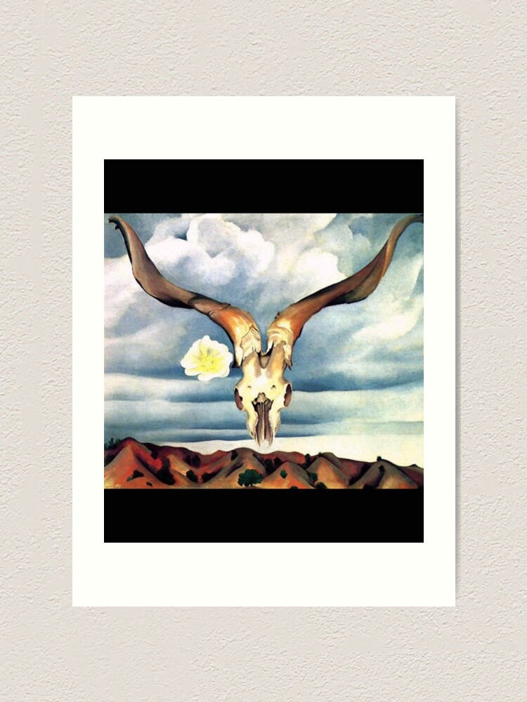 "Lake george barns art par georgia Okeeffe peinture" Art Print for Sale ...