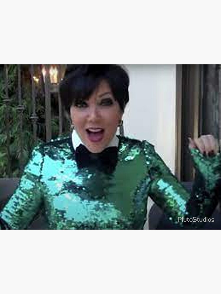 "Kris Jenner Dancing Krissed" Sticker for Sale by PlutoStudios | Redbubble