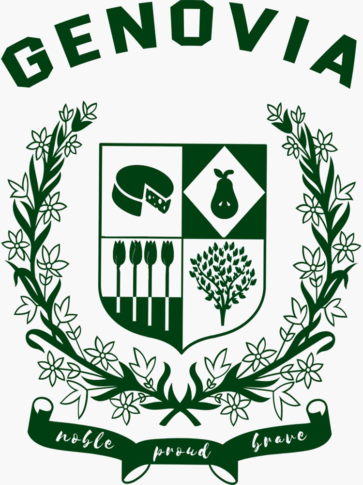 "Genovia Code Of Arms The Princess Diaries Sticker" Sticker for Sale by ...