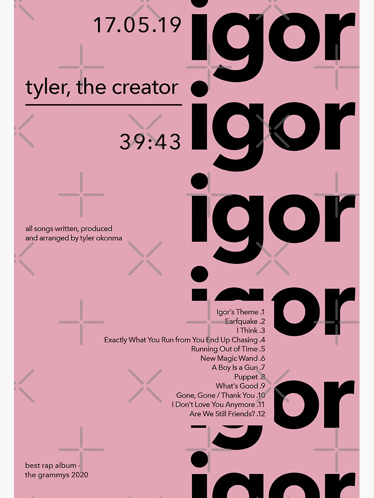 "Call Igor If You Get Lost - Minimalist Poster For Me" Sticker for Sale ...