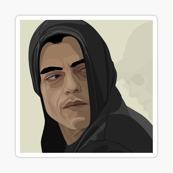 "Mr Robot Elliot" Sticker for Sale by Weeev | Redbubble