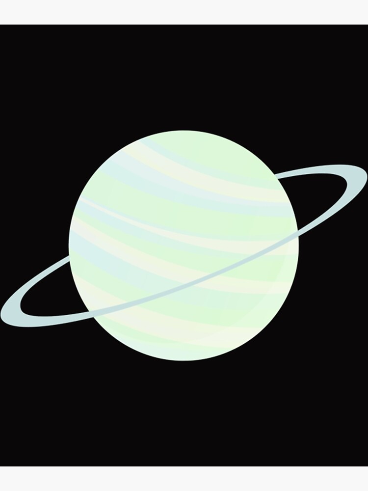 "Subtle Unlabeled Pride Flag Colored Saturn " Poster for Sale by ...