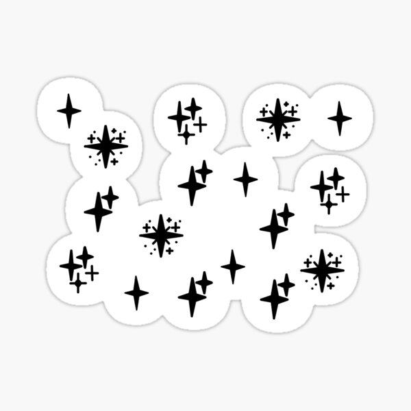 "Sparkles" Sticker for Sale by ACreativePlace | Redbubble