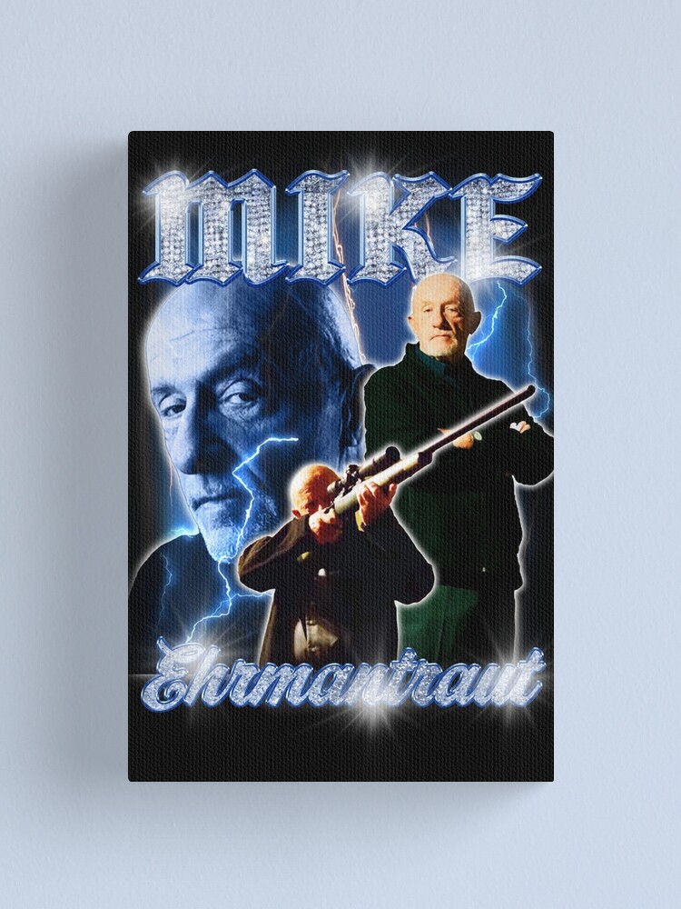 "Mike Ehrmantraut Breaking Bad Vintage 90's Retro Bootleg" Canvas Print ...