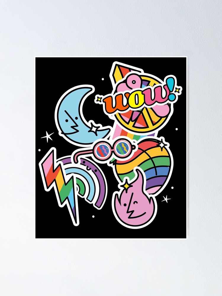 "LGBTQAI PRIDE RAINBOW SYMBOL PROUD ALLY" Poster for Sale by ...
