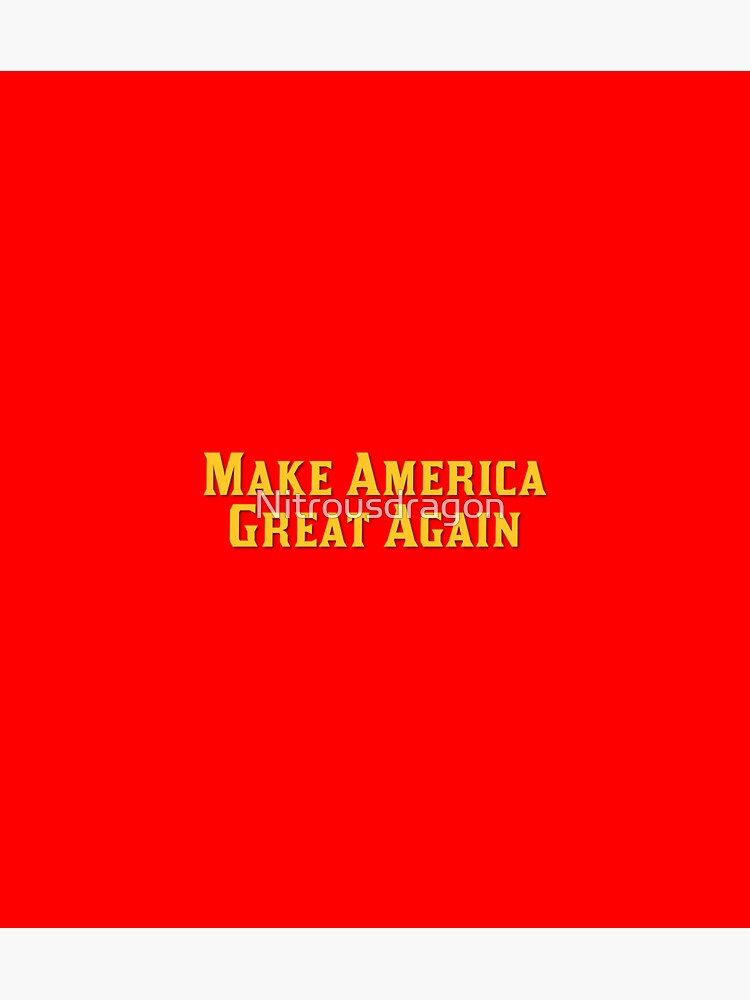 "MAGA (Gold+Shadow)" Sticker for Sale by Nitrousdragon | Redbubble