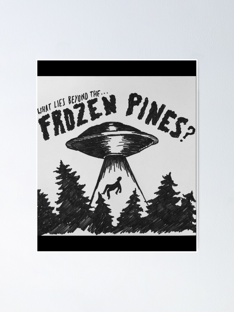 "Lord Huron Frozen Pines " Poster for Sale by poppygiftshopa | Redbubble