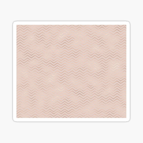 "Rose gold velvet caramel chevron" Sticker by peggieprints | Redbubble