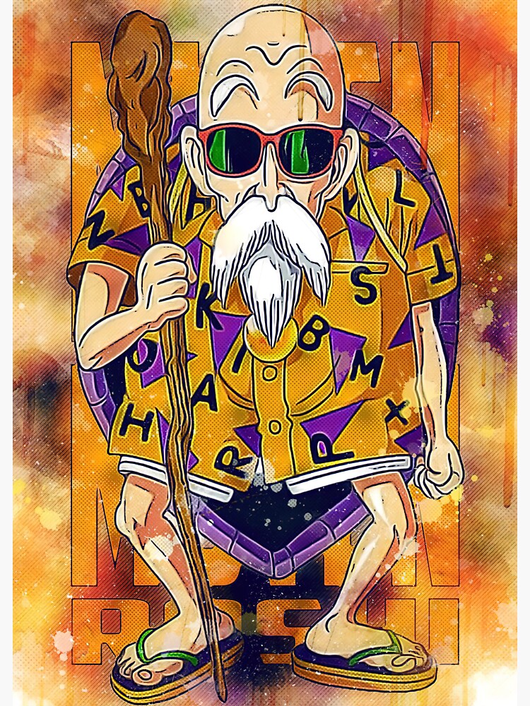 "Muten Roshi" Sticker for Sale by JasonButki | Redbubble