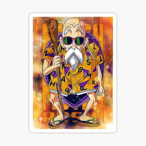 "Muten Roshi" Sticker for Sale by JasonButki | Redbubble