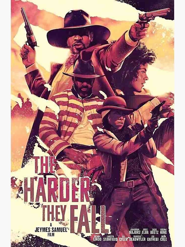 "The Harder They Fall Poster" Poster for Sale by devidderrico | Redbubble