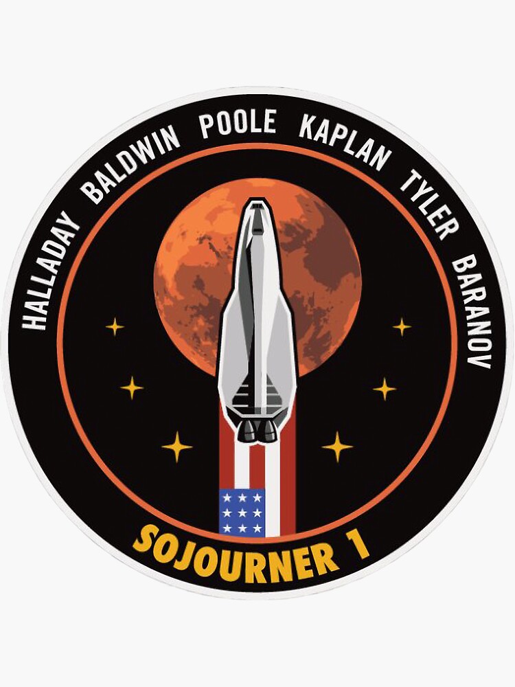 "Sojourner 1 Mission Patch" Sticker for Sale by dangaffa | Redbubble