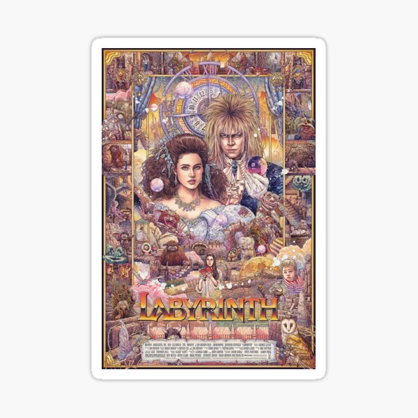 "Labyrinth Movie" Sticker for Sale by devidderrico | Redbubble
