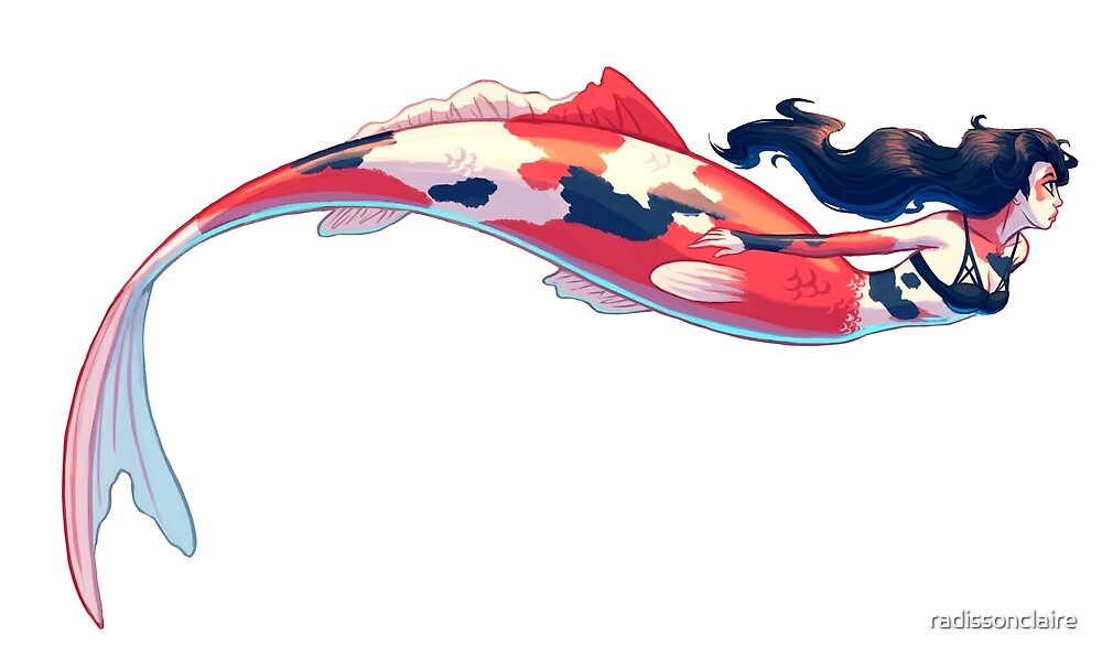 "Koi Mermaid" by radissonclaire | Redbubble
