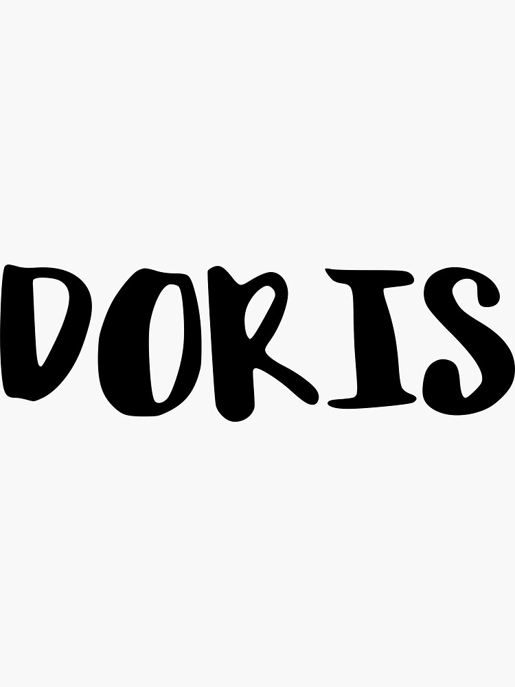 "Doris" Sticker by FTML | Redbubble