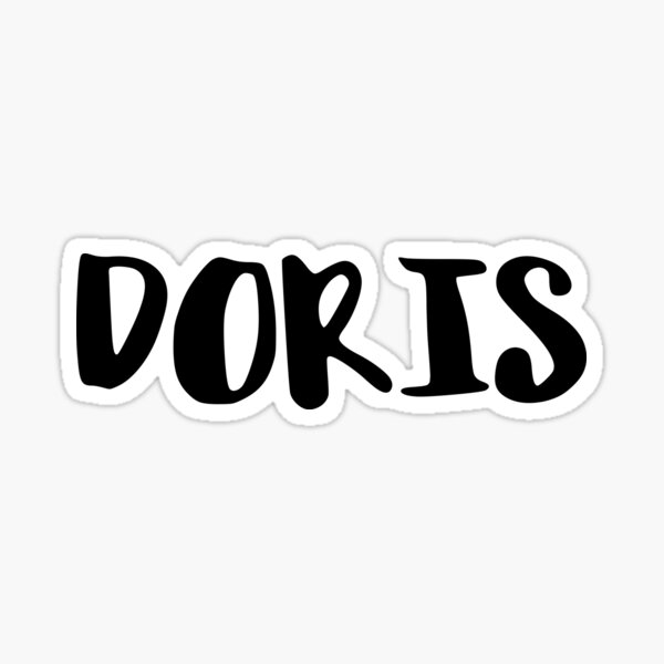 "Doris" Sticker by FTML | Redbubble