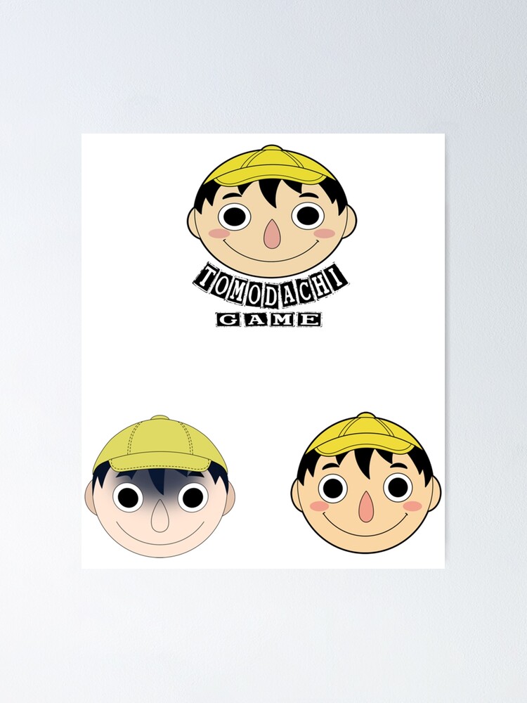 "manabu tomodachi game s desgin fuuny s " Poster for Sale by ...