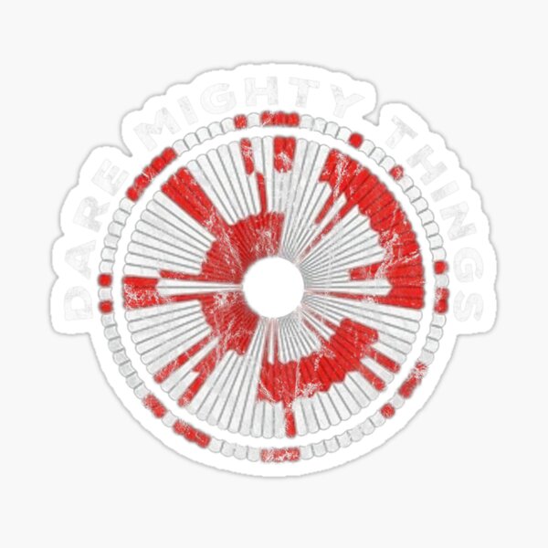 "Dare Mighty Things Perseverance Mars Rover Parachute Code" Sticker for ...