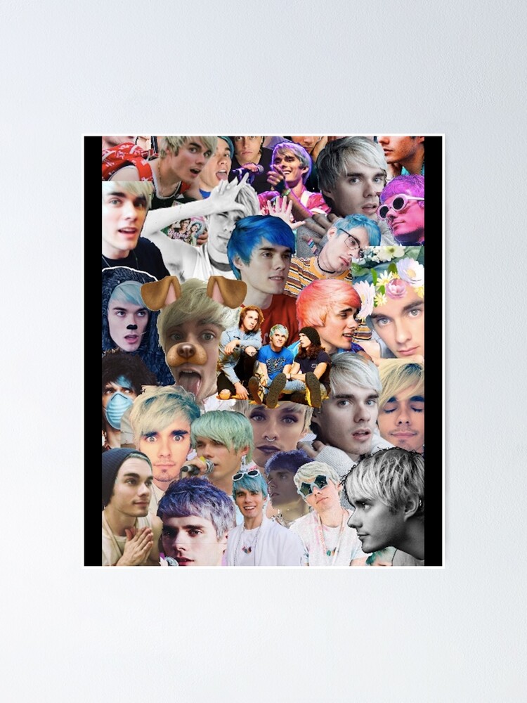 "Awsten Knight Collage " Poster for Sale by Juliiksen | Redbubble