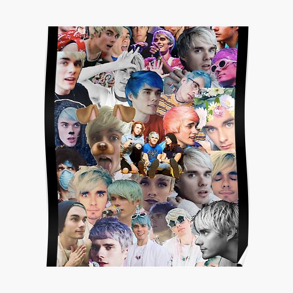 "Awsten Knight Collage " Poster for Sale by Juliiksen | Redbubble