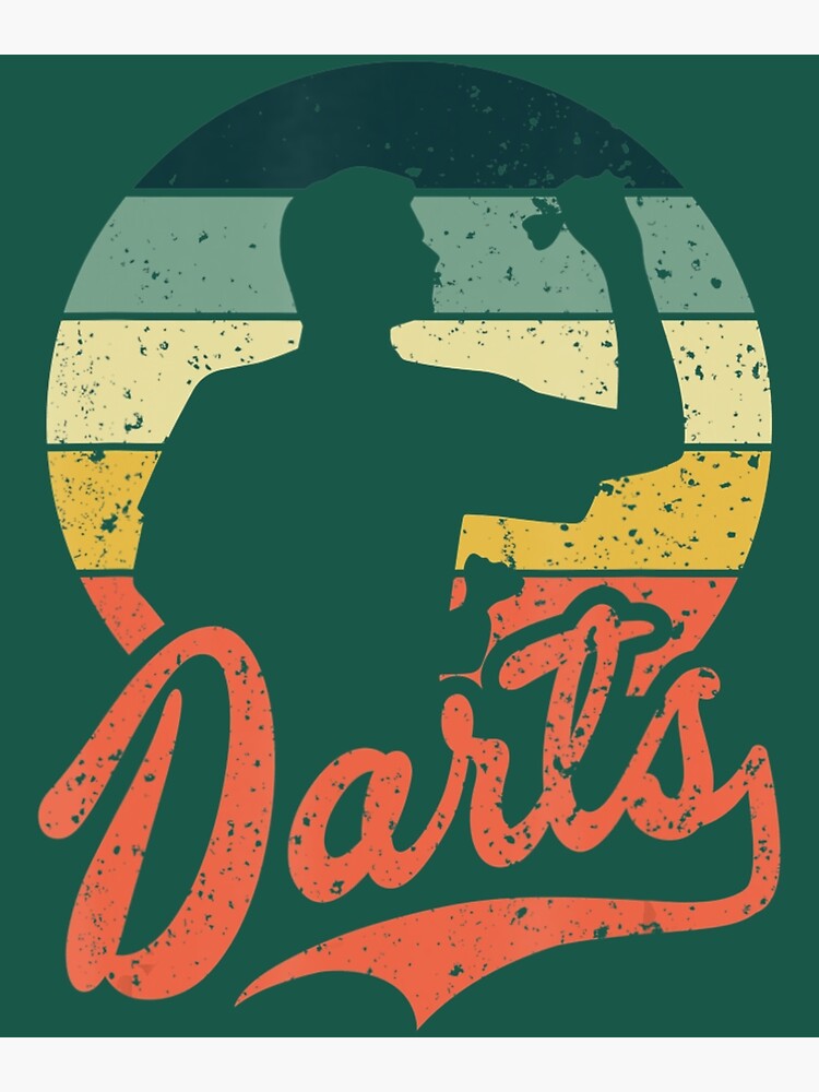 "Dart World Cup Retro" Poster for Sale by ChikoYame | Redbubble