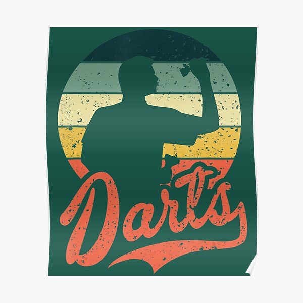 "Dart World Cup Retro" Poster for Sale by ChikoYame | Redbubble