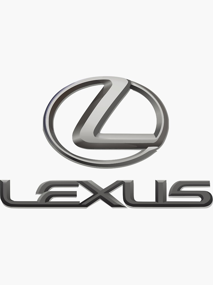 "emblem lexus logo" Sticker for Sale by tazmania312 | Redbubble