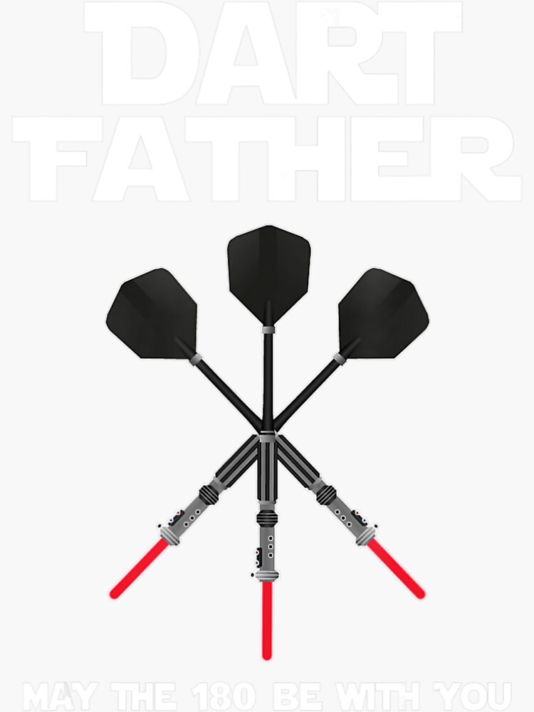 "Darts Father Dad Dart Bullseye Beer Pub" Sticker for Sale by ChikoYame ...