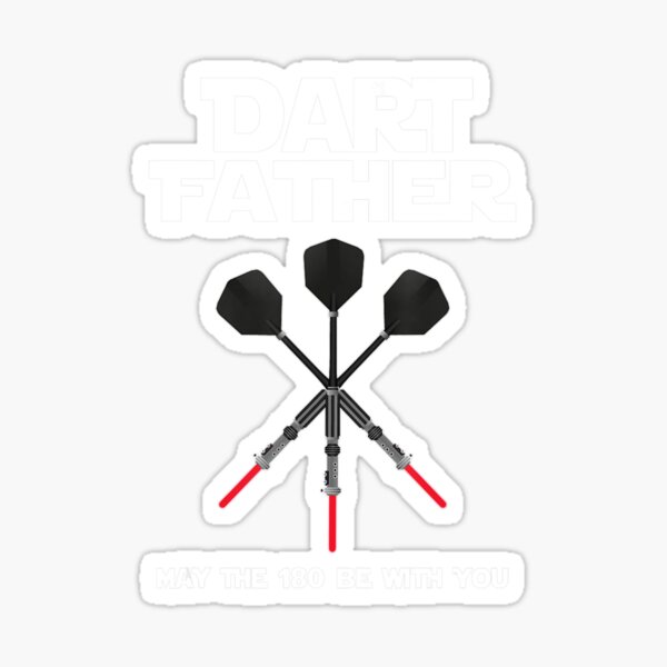 "Darts Father Dad Dart Bullseye Beer Pub" Sticker for Sale by ChikoYame ...