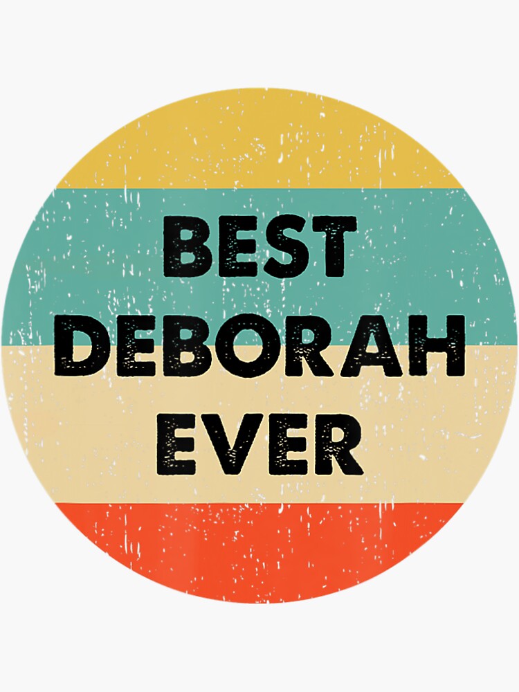 "Deborah Name" Sticker for Sale by ChikoYame | Redbubble