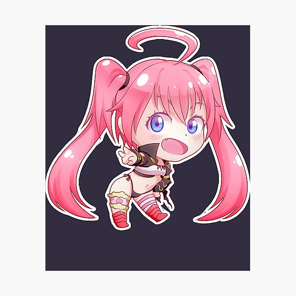 "Pretty Sadly Withdrawing Reincarnated Fantasy New Life Chibi Milim Nava Tensei Shitara Slime ...