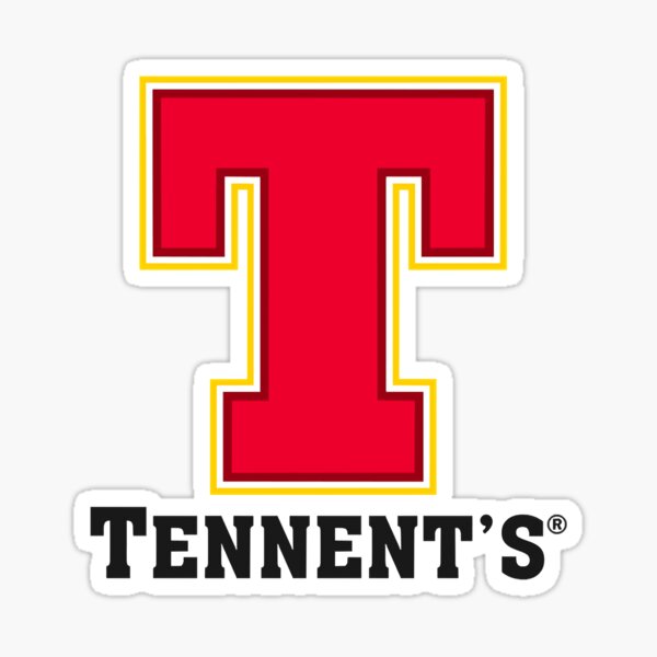 "Tennent's Lager" Sticker for Sale by SherryCollinsd | Redbubble