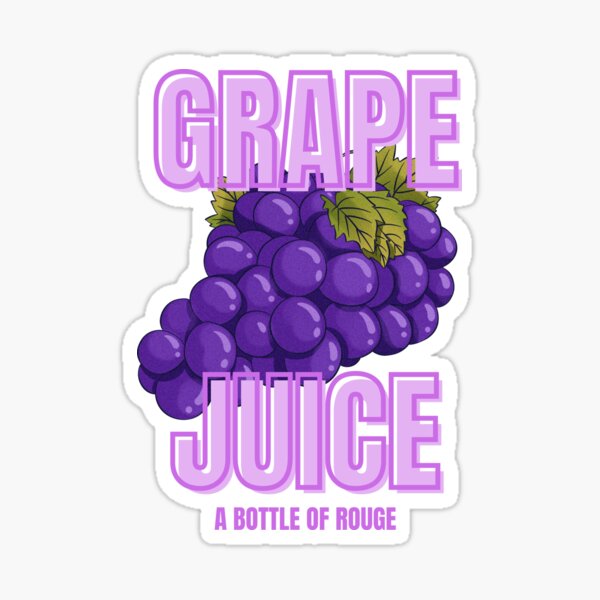 "Grapejuice" Sticker for Sale by ricknosis | Redbubble