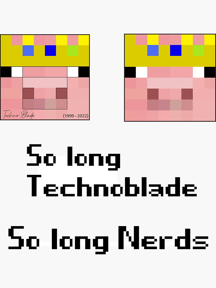 "Techno Blade Stickers" Sticker for Sale by MemesIllness | Redbubble