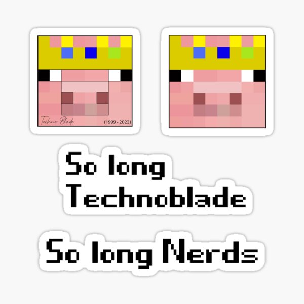 "Techno Blade Stickers" Sticker for Sale by MemesIllness | Redbubble