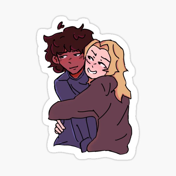 "sashanne hug - Amphibia sticker" Sticker for Sale by tam8scool | Redbubble