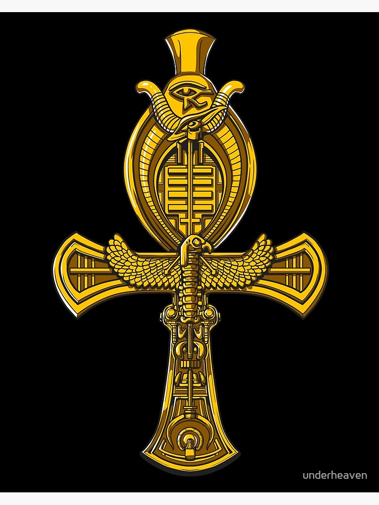 "Egyptian Ankh " Art Board Print for Sale by Nikolay Lachezarov Todorov ...