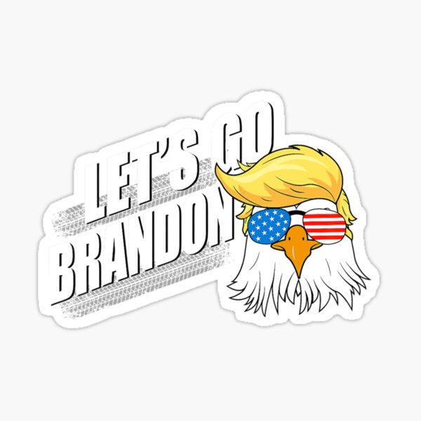 "Lets Go Brandon Meme Designs Pullover " Sticker for Sale by HaBuii ...