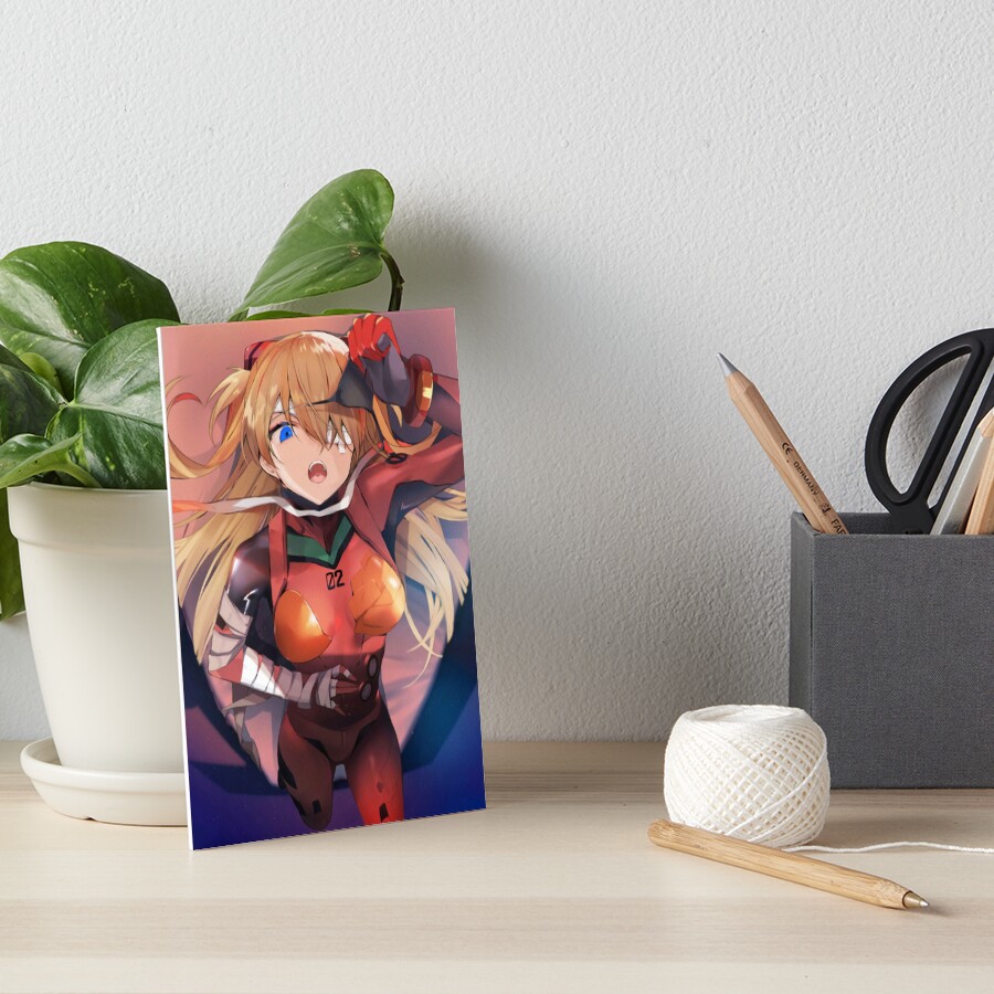 "Asuka Langley Soryu Neon Genesis Evangelion Artwork For Fan" Art Board ...