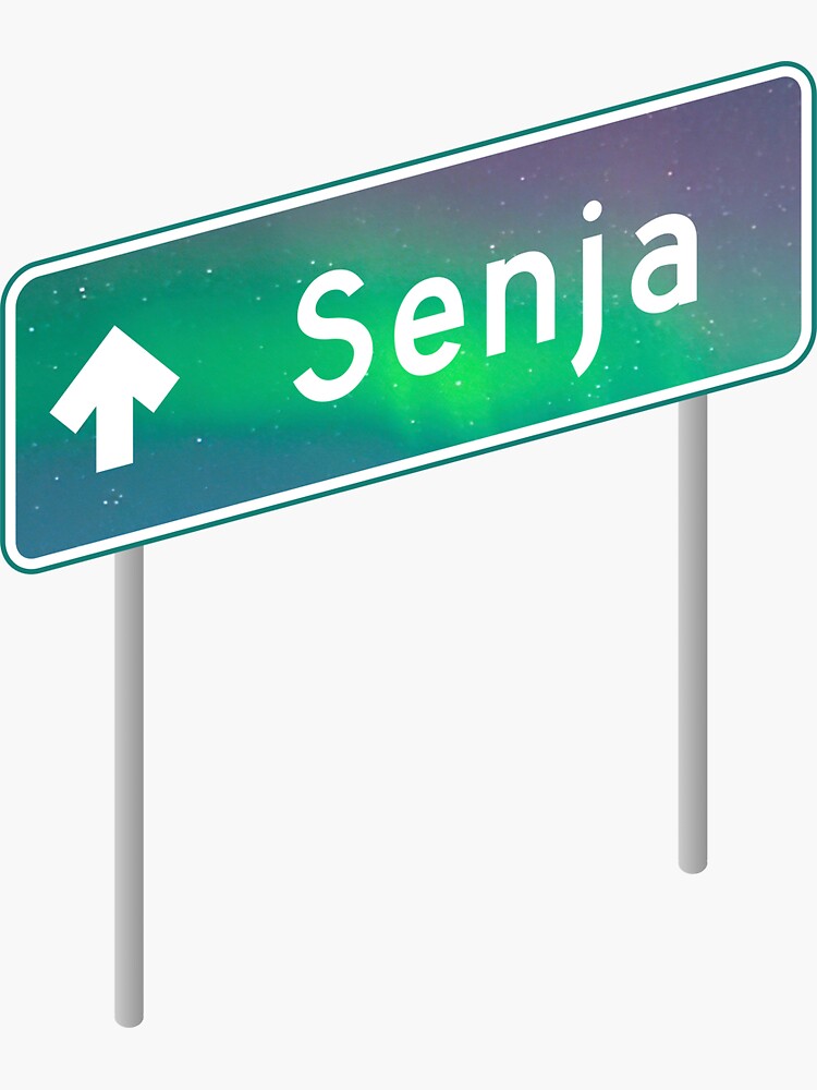 "Senja" Sticker for Sale by WordsMaps | Redbubble