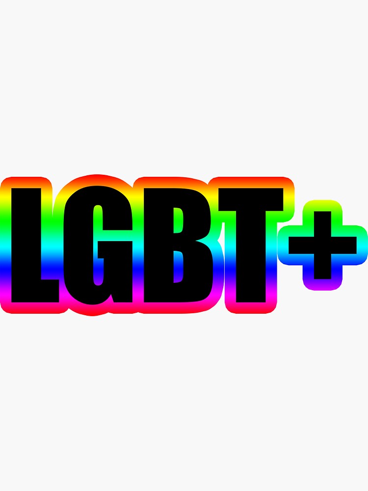 "LGBT+" Sticker for Sale by marvelouskgc | Redbubble