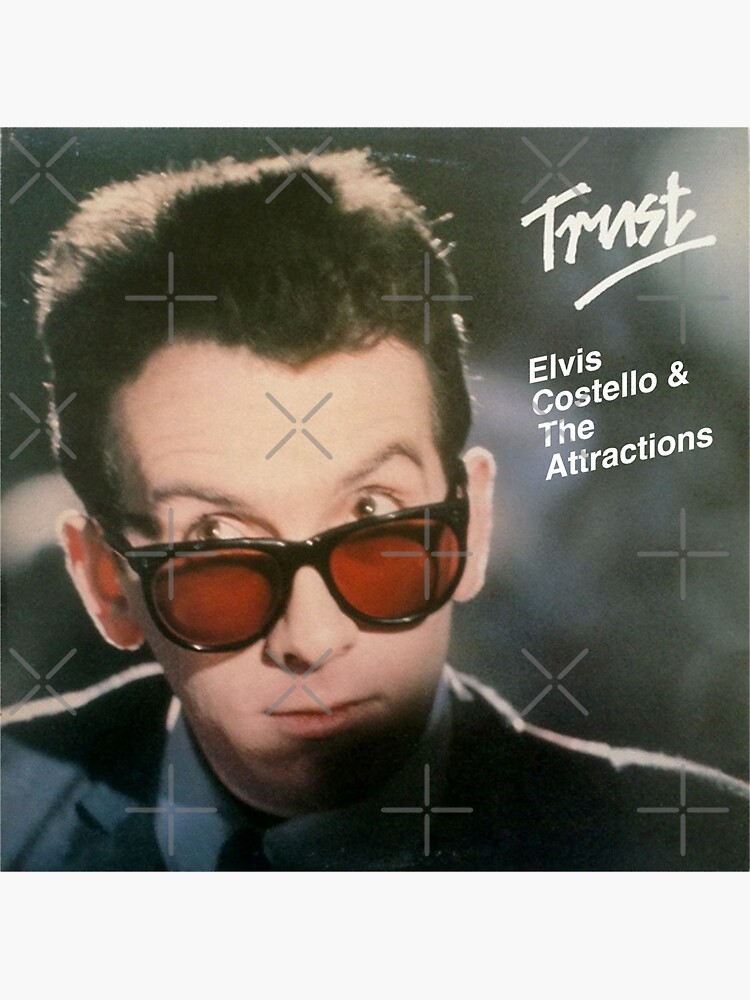 "Trust by Elvis Costello & The Attractions" Sticker for Sale by ...
