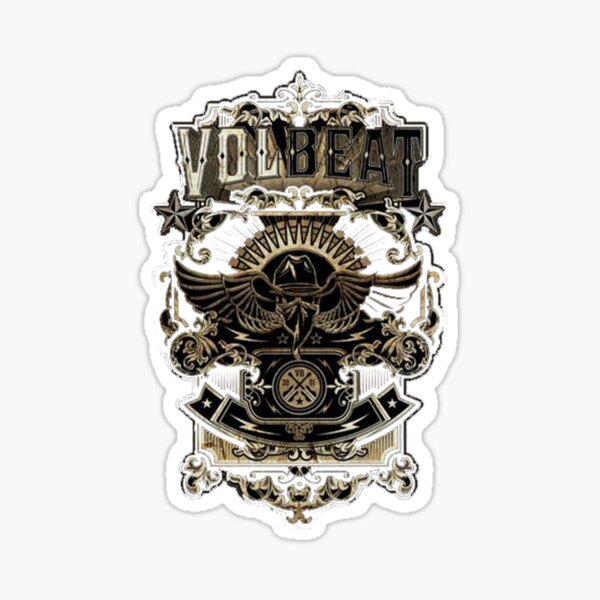 "best new logo - volbeat " Sticker for Sale by Ronaldo1601 | Redbubble
