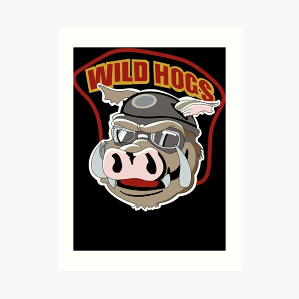 "Wild Hogs Logo" Art Print for Sale by LeahBertram | Redbubble