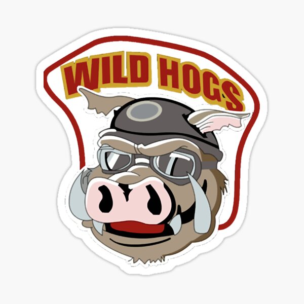"Wild Hogs Logo" Sticker for Sale by LeahBertram | Redbubble