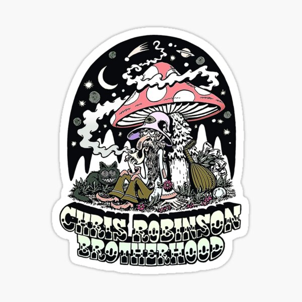 "CHRIS ROBINSON BROTHERHOOD" Sticker for Sale by wallaceharper | Redbubble